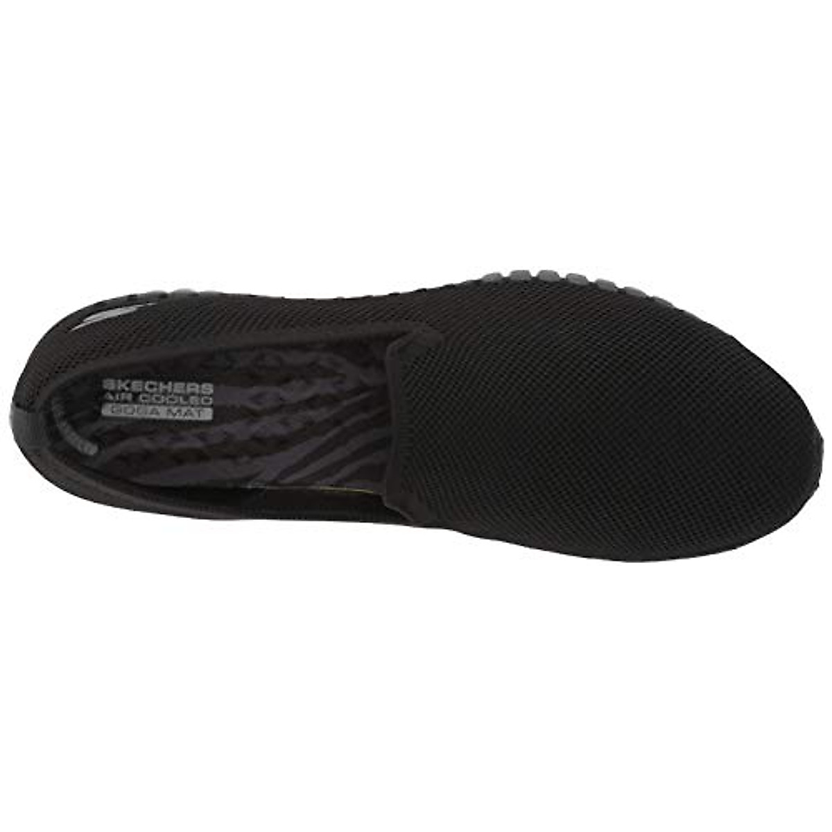 Skechers Women's GO Walk Smart-Believe Sneaker, Black, 9