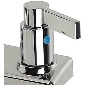 Kingston Brass FB2121NDL 7-11/16-Inch in Spout Reach NuvoFusion 8-Inch Centerset Kitchen Faucet, Polished Chrome