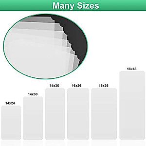 Slendor Wire Shelf Liner Value Pack of 5 Heavy Duty Waterproof Non-Adhesive Industrial Strength Plastic Mats for Tier Shelving Unit, 16 x 36 Inch Clear