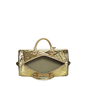 Louis Vuitton, Pre-Loved Gold Monogram Miroir Speedy 35, Gold