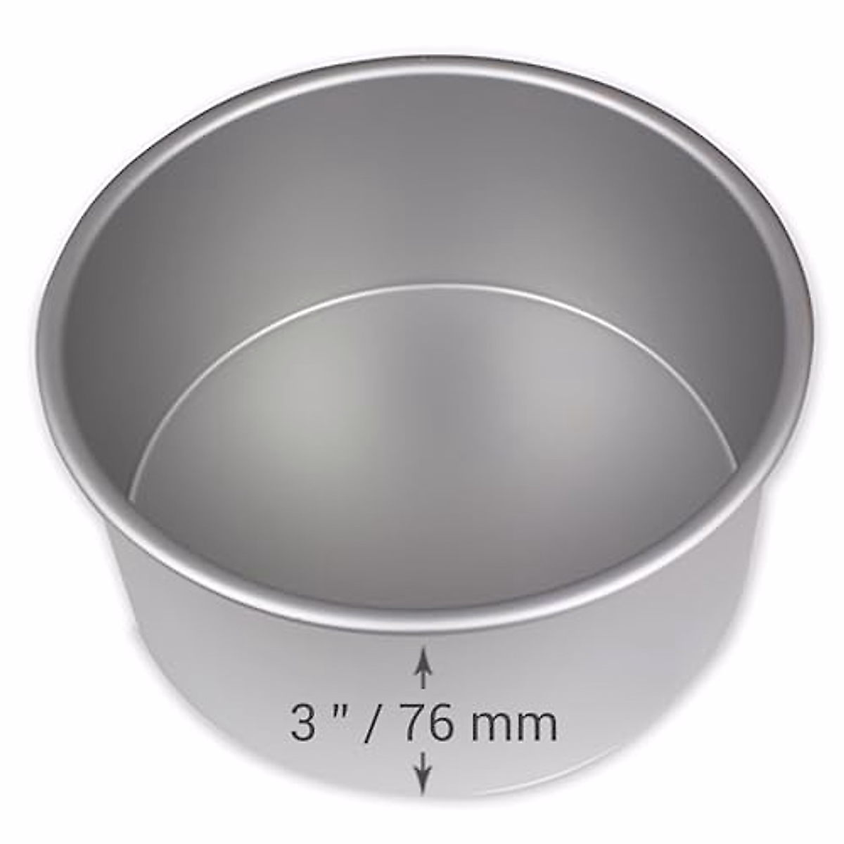 PME Professional Aluminum Baking Pan - Round 7 x 3in