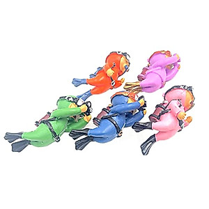 5Pcs Floating Fish Tank Decorations, Cute Little Diver Aquarium Decoration Fish Tank Aquarium Diver Ornament Accessories