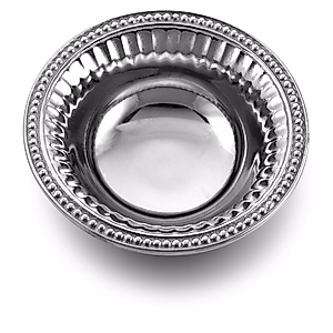 Wilton Armetale Flutes and Pearls Dipping Bowl, Round, 6-Inch