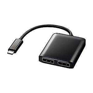 Sanwa Supply AD-ALCMST2DP USB Type C MST Hub (DisplayPort Alt Mode)