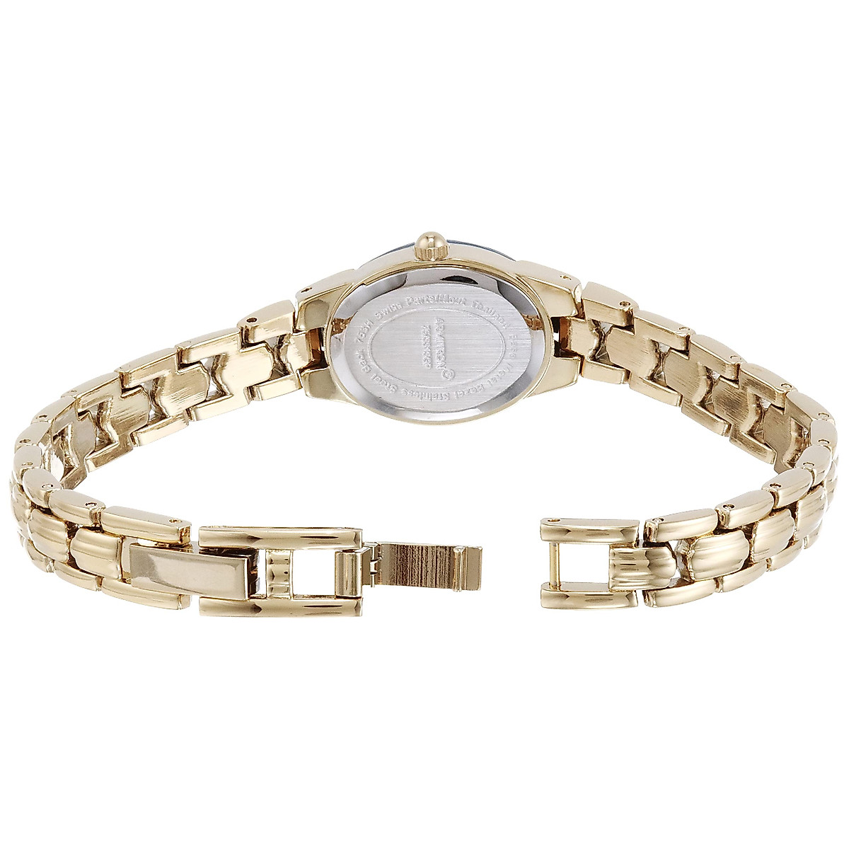 Armitron Women's Bracelet Watch, 75/3313 - Black/Gold-Tone