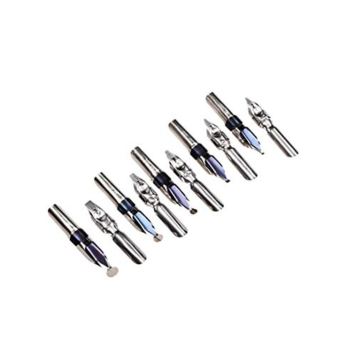 UBEART Calligraphy Set, Calligraphy Kits Include Antique Quill Feather Pen,Handcraft Wooden Pen,12 Nibs,2 Bottles Inks,Pen Holder and Calligraphy Instruction for Beginners Birthday Gift