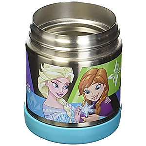 Genuine Thermos Frozen FUNTAINER Vacuum Insulated Stainless Steel Food Jar - Blue (10oz)