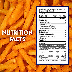 Andy Capp's Big Bag Hot Fries, 8 oz, 8 Pack