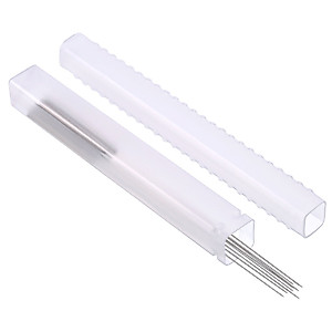 HESTYA 3D Printer Nozzle Cleaning Kit 0.4mm Stainless Steel Nozzle Cleaning Tool Kit 3D Printer Cleaning Needles, Drill Bits for 3D Printer Accessory, 10 Pack