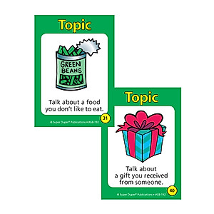 Super Duper Publications | TopicTalk Conversation & Social Skills Card Game | Educational Learning Resource for Children