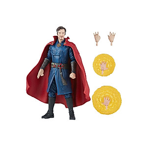 Marvel Legends Series Doctor Strange in The Multiverse of Madness 6-inch Collectible Doctor Strange Cinematic Universe Action Figure Toy,4 Accessories
