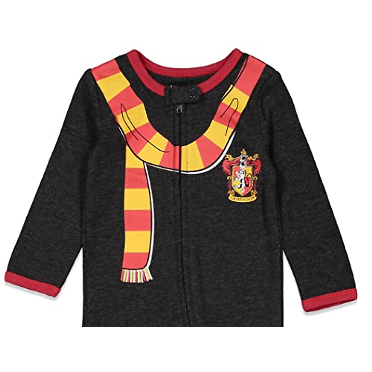 Harry Potter Newborn Baby Boys 2 Pack Zip Up Costume Sleep N' Play Coveralls Gryffindor 3-6 Months