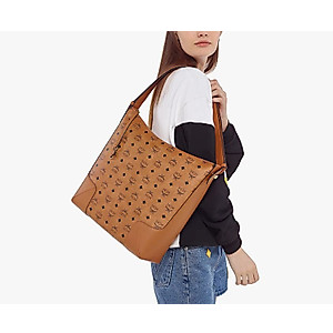 MCM Visetos Hobo Cognac (Large Size)