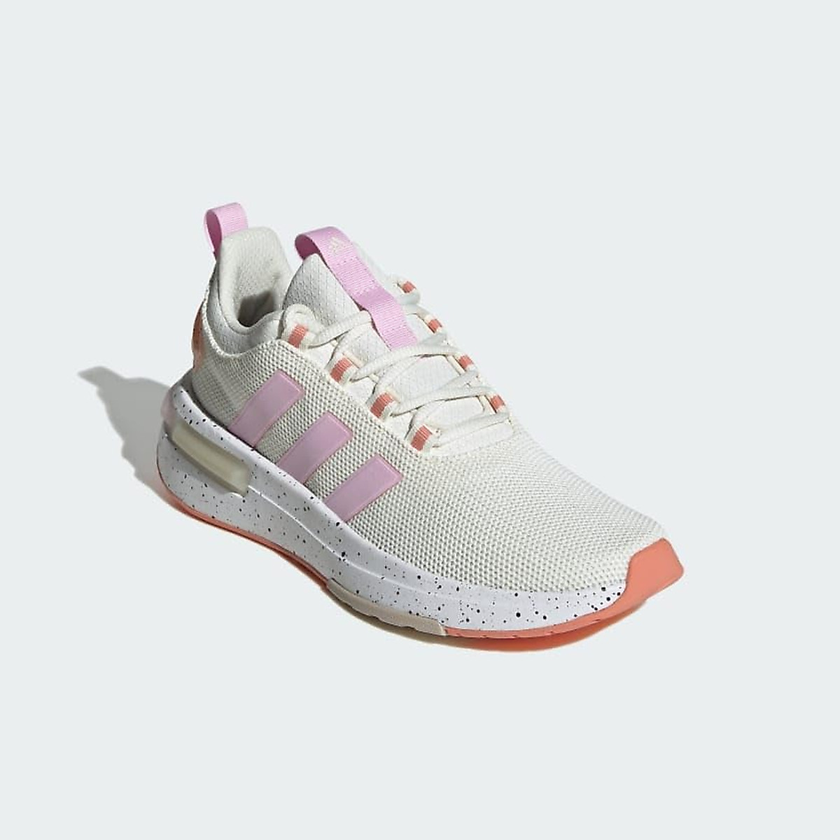adidas Women's Racer TR23 Sneaker, Off White/Orchid Fusion/Wonder Beige, 9