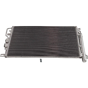 Kool Vue A/C Condenser Compatible with 2008-2017 Chevrolet Equinox, Fits 2010-2017 GMC Terrain, Fits 2008-2009 Pontiac Torrent, Fits 2007-2009 Suzuki XL-7 - GM3030284, SZ3030123, GM3030303