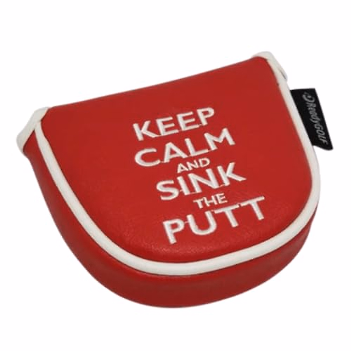 ReadyGOLF Keep Calm & Sink The Putt Embroidered Putter Cover - Mallet