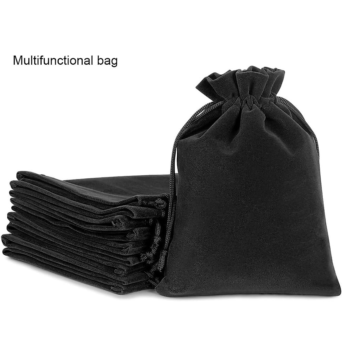 6 Pcs Adult Game Toy Storage Bags, Microfiber Drawstring Gift Bags Pouches Adjustable Toy Organizer Foldable Ditty Underwear Bag Sunglasses Case Home Travel Pouch (6)