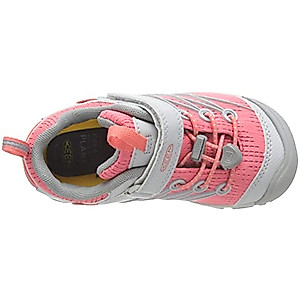 KEEN Kids' Chandler CNX Comfortable Sneakers, Drizzle/Dubarry, 2 Big Kid
