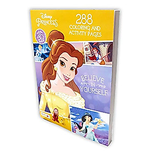 Disney Princess MLP Trolls Coloring Book Ultimate Activity Set Bundle for Girls Kids Toddlers - 4 Coloring Books Featuring Disney Princess, Frozen , My Little Pony and Trolls