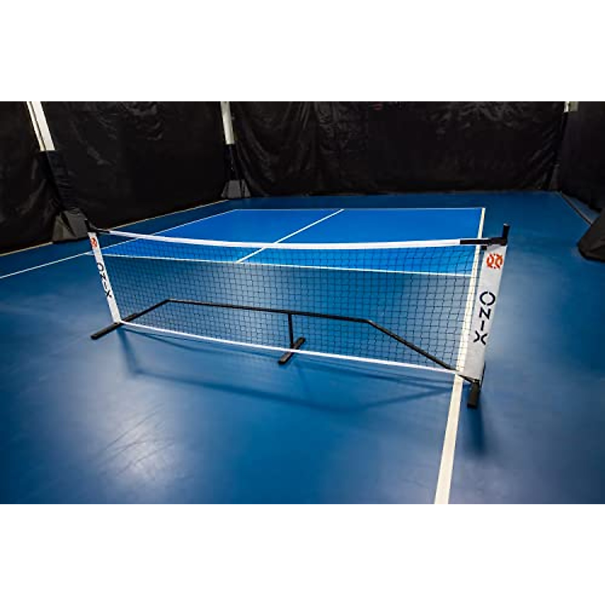 Onix Pickleball 2-in-1 Regulation-Size Portable Net and Practice Net Set Includes Carrying Case with Wheels