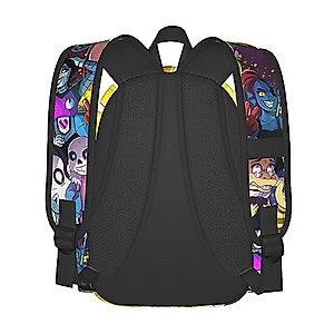Wiqodme Un-der_tale Backpack Men Women Computer Bag Laptop Daypack for Casual Travel