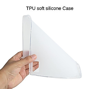 Walieoka Ultra Slim Soft TPU Case Compatible with CHUWI Hi10 XPro 10.1 inch,Shock Absorption Lightweight TPU Cover (Transparent)