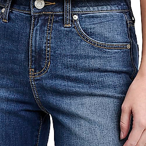 JAG Jeans Women's Carter Mid Rise Girlfriend Jeans, New Thorne Blue EDK318, 12