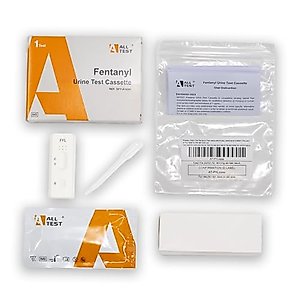 AllTest Fentanyl Urine Test Cassette - at Home Test with Lab Analysis, OTC Cleared, CLIA Waved, 510k Cleared