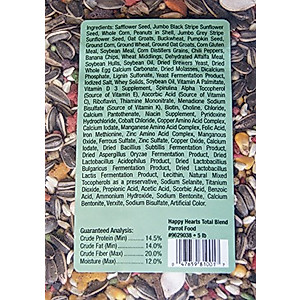 Happy Hearts Total Blend Parrot Food (5 Pounds)