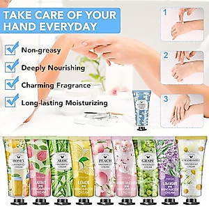 42 Pack Hand Cream Gifts Set for Women, Christmas Gifts for Women,Thank You Gifts,Stocking Stuffers for Adults,Appreciation Gifts,Hand Lotion Travel Size in Bulk for Dry Cracked Hands,Mini Hand Lotion