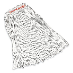 Rubbermaid Commercial Cut End Cotton Mop, Removes Dirt, Grease and Stains, Indoor and Outdoor Use 16 Oz.
