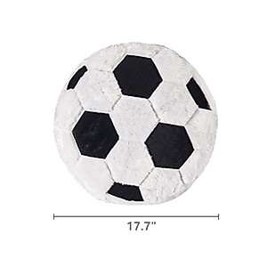 XIZHI 17.7 inch Football Throw Pillow Soft Stuffed Cushion Sports Toy Pillow Soft Durable Sports Toy for Sofa Room Decoration and Kids Boy Girls Children Birthday