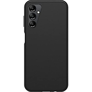 OtterBox Samsung Galaxy A14 5G Prefix Series Case - BLACK, ultra-thin, pocket-friendly, raised edges protect camera & screen, wireless charging compatible