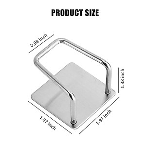 RALIS 2Pcs Sponge Holders for Kitchen Sink,Minimal Size Save Sink Space- SUS304 Stainless Steel,Quick Drying Strong Adhesive Sponge Holder-Silver