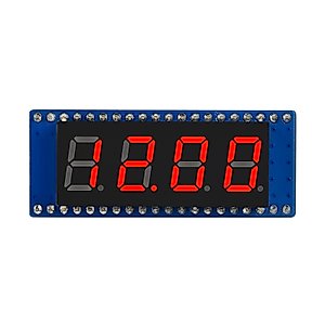 waveshare 4-Digit 8-Segment Display Module for Raspberry Pi Pico Embedded 74HC595 Driver SPI-Compatible Comes with Raspberry Pi Pico C/C++ and MicroPython Demo