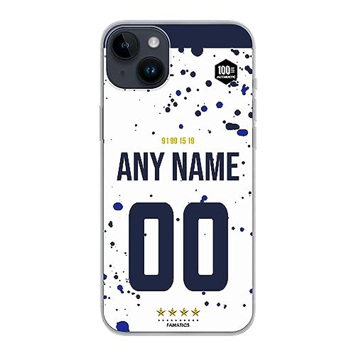 USA Soccer Women's World Cup Phone Case 2023 Customize Your Name and Number Silicone Transparent - Compatible iPhone and Samsung (iPhone 13 mini)