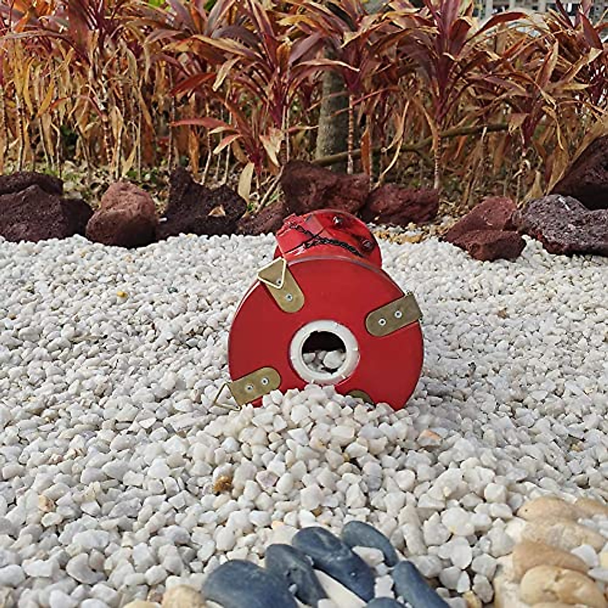 Glorison Fire Hydrant for Dogs to Pee On-16 Inches Puppy Pee Post Training Tool Yard Garden Indoor Outdoor Statue