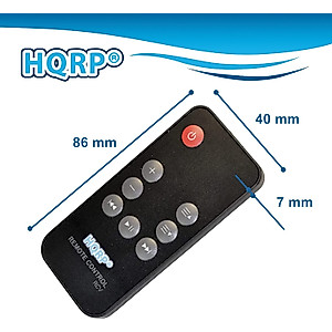 HQRP Remote Control Compatible with Bose SoundDock Series II (2), Series III (3), SoundDock Portable Digital Music System Speaker Dock Controller, Replacement for Bose SoundDock Series II Remote