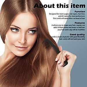 Soft 'N Style Hair Care 4-Pack Comb - Not Breakable - mens comb/fine tooth comb/peines para cabello