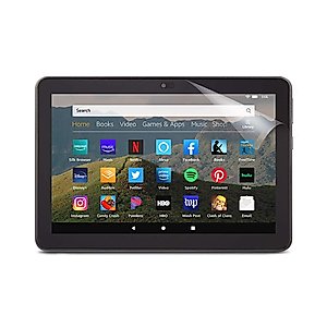 NuPro Anti-Glare Screen Protector for Amazon Fire HD 8 tablet and Fire HD 8 Plus tablet (10th generation, 2020 release), 2-pack