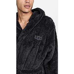 UGG Mens Beckett Bathrobe, Ink Black, Medium-Large US