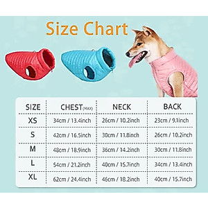 Vest Dog Jacket Ultra Thin Zip Up Wind Breaker with D Ring Leash - Cozy Waterproof Windproof Warm Dog Jacket - Dog Coats for Small, Medium, Large Dogs, for Indoor and Outdoor Use (Large, Black)