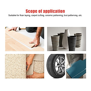 AIYOO Precise Contour Gauge Tool Lurui Scribe Tool with Adjustable Lock for Pencil, Super Gauge Shape and Outline Tool Construction Tools Flooring Tools