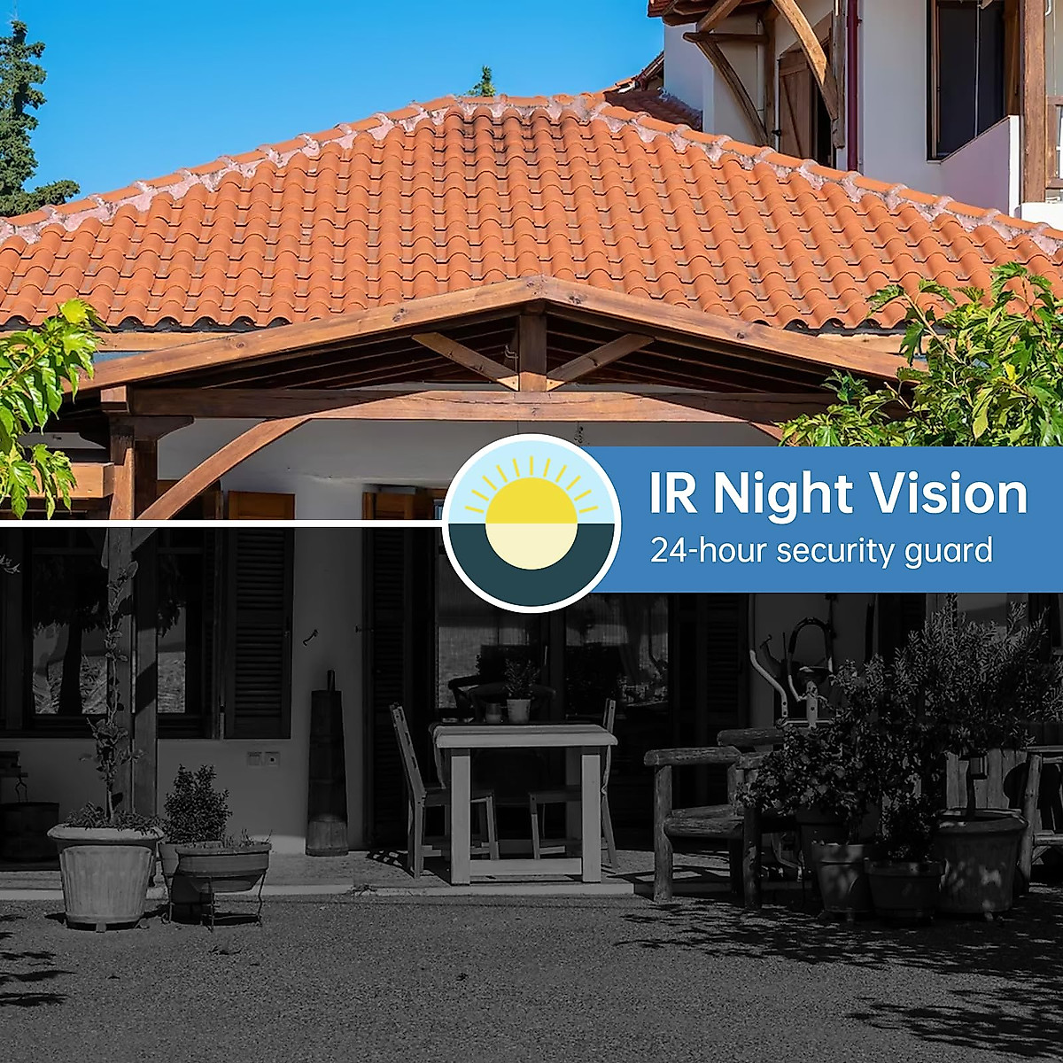 Hombasing Doorbell Camera, Video Doorbell with Chime, Night Vision, Cloud Storage, 1080P HD, 2-Way Audio, Rechargeable Battery, Cloud Storage