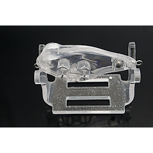 10PCS Unpainted Lure Blanks 7.78g 6.4cm Crankbait Baits Simulation Blank Body Clear Hard Baits Trout Salmon Minnow Lure Popper Lures Topwater Freshwater 8278