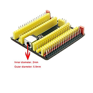 Treedix Compatible with Raspberry Pi PICO Breakout board IO Shield Development Board Prototype Expansion Board with 2.54mm Pin Header