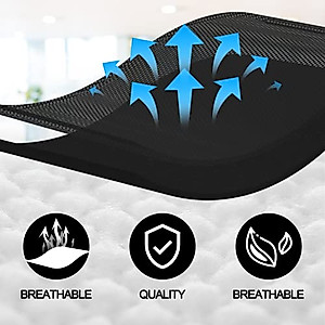 Lamtetur Footrest for Under Desk at Work with 1 Optional Covers for Replacing– Adjustable Memory Foam Foot Rest for Office Chair & Gaming Chair – Ergonomic Design for Back & Hip Pain Relief (Black)