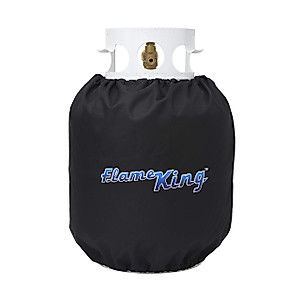 Flame King 20 lb Propane Tank Cylinder Bundle with Cover