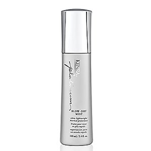 Kenra Platinum Blow-Dry Mist | Ultra-Lightweight Thermal Protectant | Detangles, Smooths, & Softens | Eliminates Frizz & Resists Humidity | Fine To Medium Hair | 3.4 fl. oz