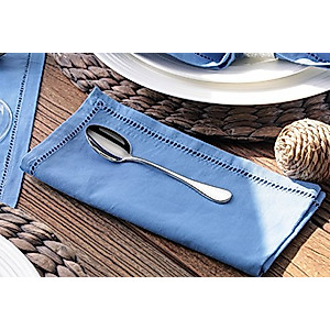 Artaste 59311 Rain 18/10 Stainless Steel Teaspoon, 6.25-Inch, Set of 12, Silver